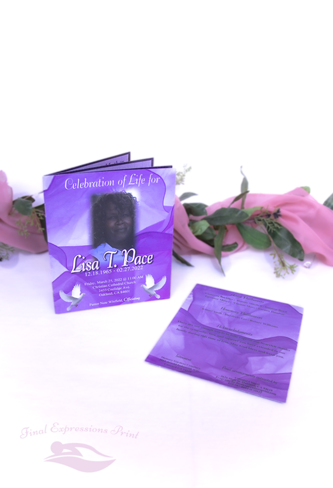 Funeral Memorial Program | Final Expressions Print
