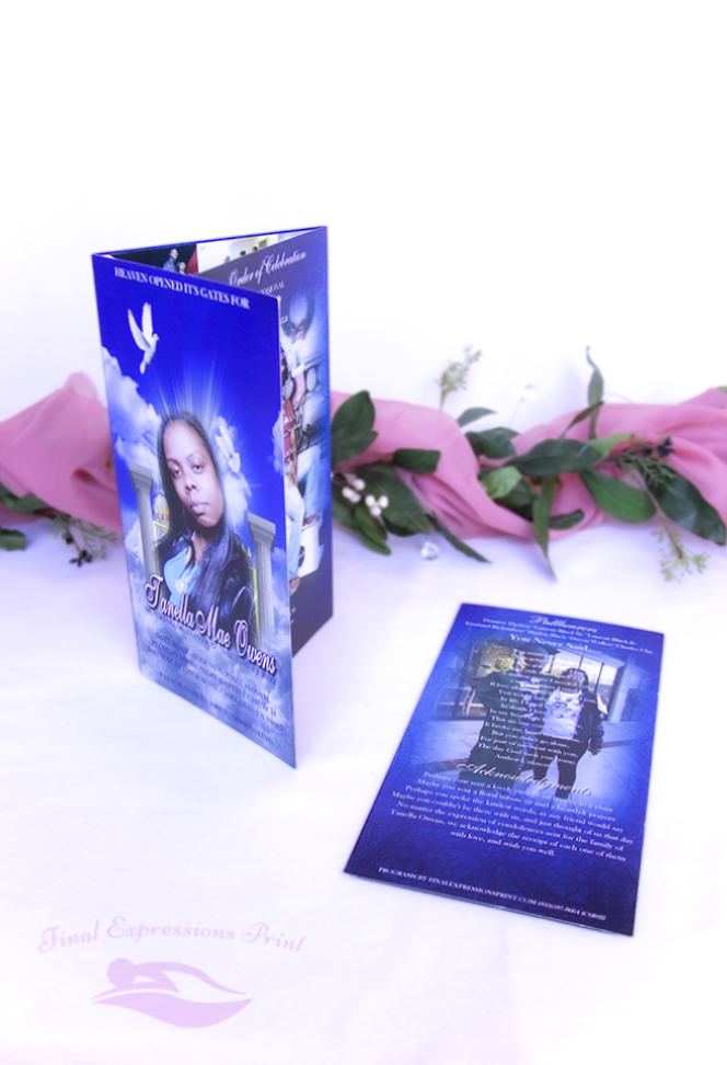 Funeral Memorial Program | Final Expressions Print
