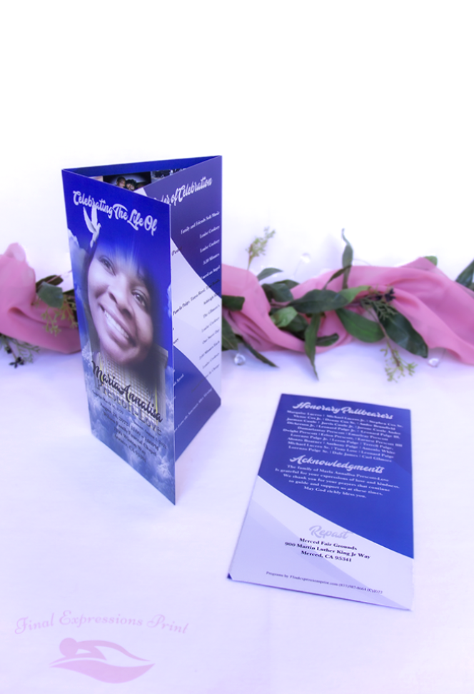 Funeral Memorial Program | Final Expressions Print