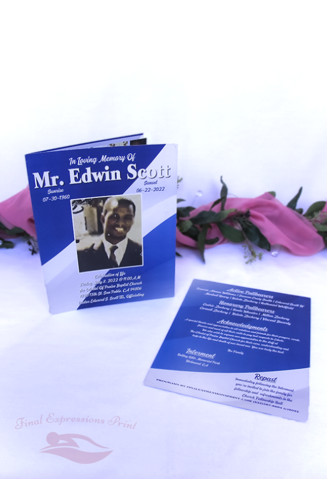 Funeral Memorial Program | Final Expressions Print