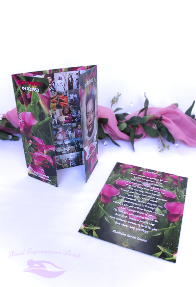 Funeral Memorial Program | Final Expressions Print
