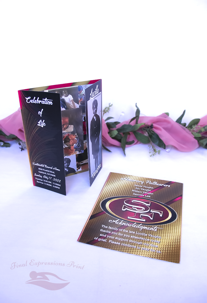 Funeral Memorial Program | Final Expressions Print