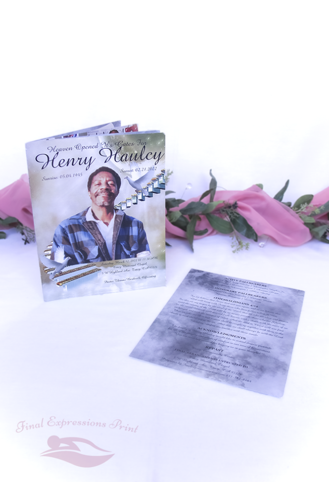 Funeral Memorial Program | Final Expressions Print